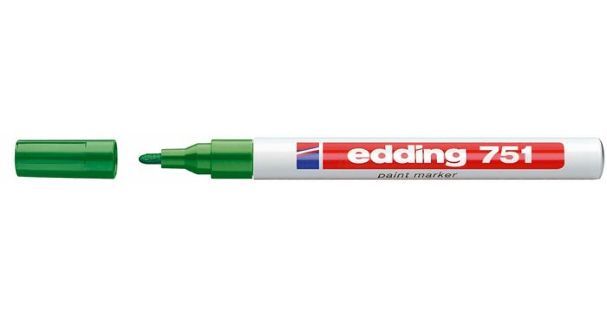 Edding 751 1-2mm grüner Lackmarker | Pepita.com