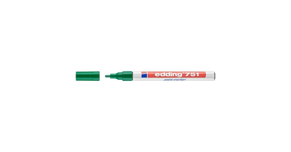 Edding 751 1-2mm grüner Lackmarker | Pepita.com