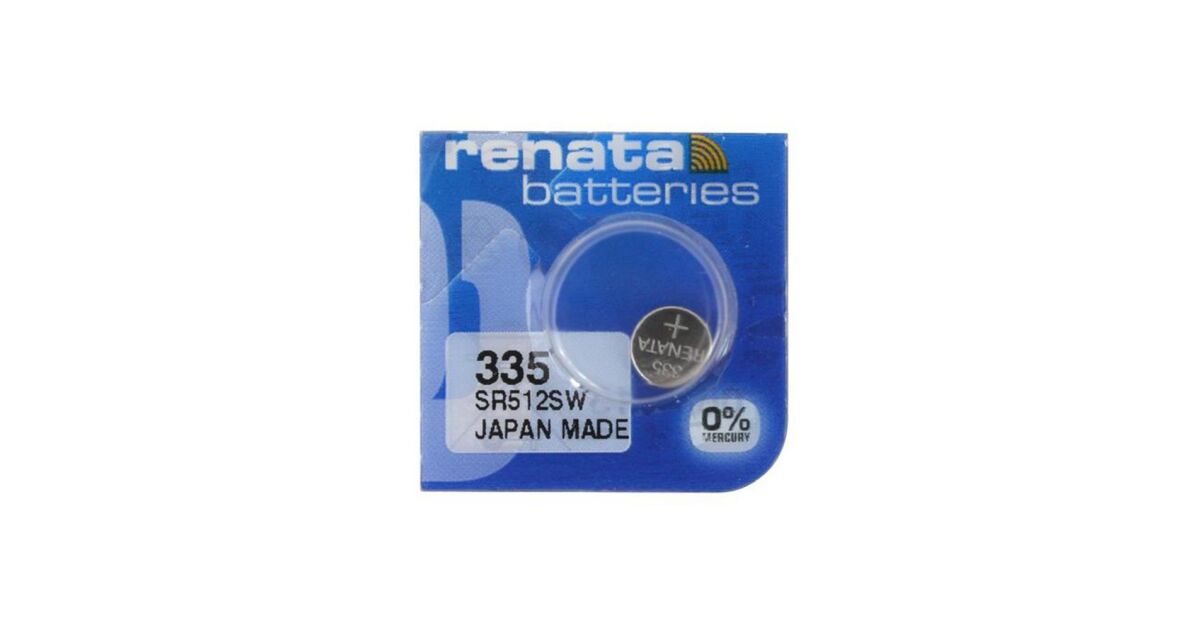 Renata SR512SW Ezüstoxid Gombóc Elem - 1.55V, 6mAh | Pepita.hu