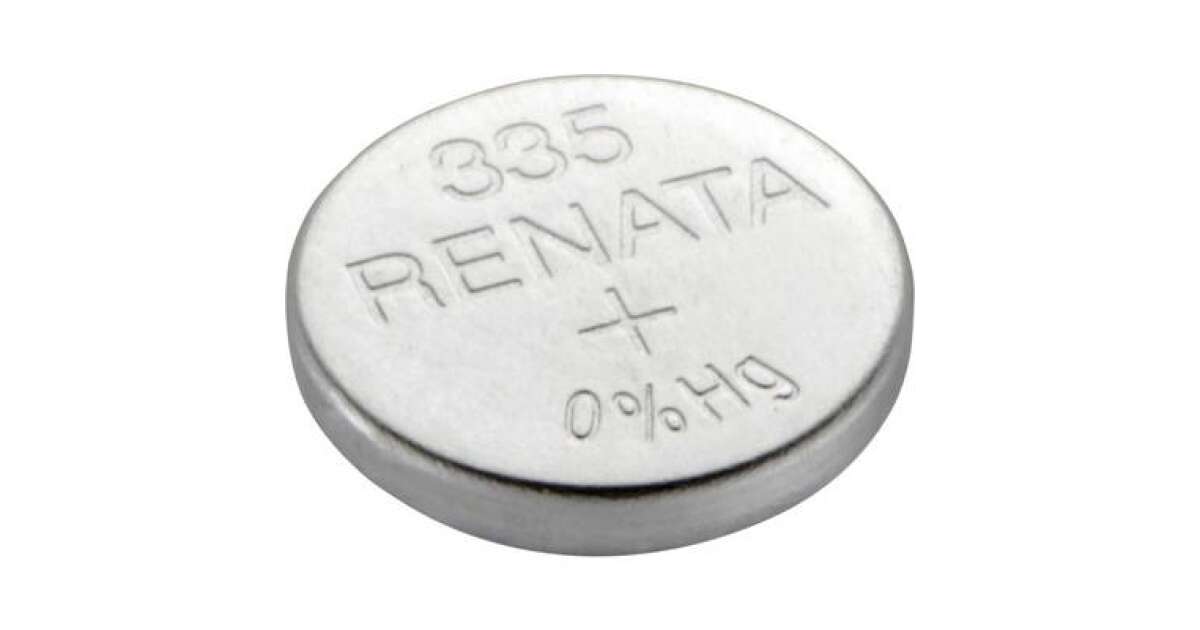 Renata SR512SW Ezüstoxid Gombóc Elem - 1.55V, 6mAh | Pepita.hu