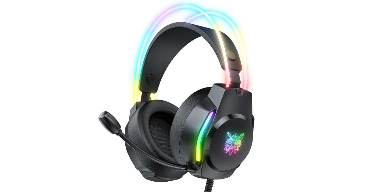ONIKUMA X26 RGB Gaming Headset, Black | Pepita.com