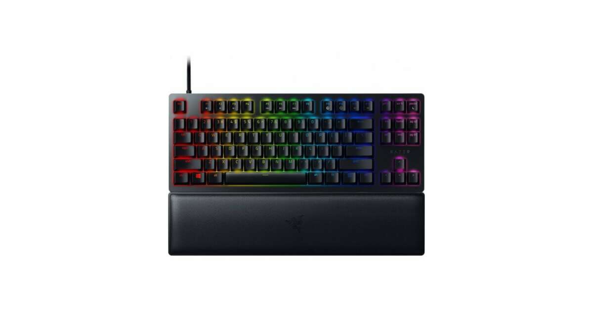 Razer Huntsman V2 Tenkeyless (Red Switch) Vezetékes Gaming Billentyűzet ...