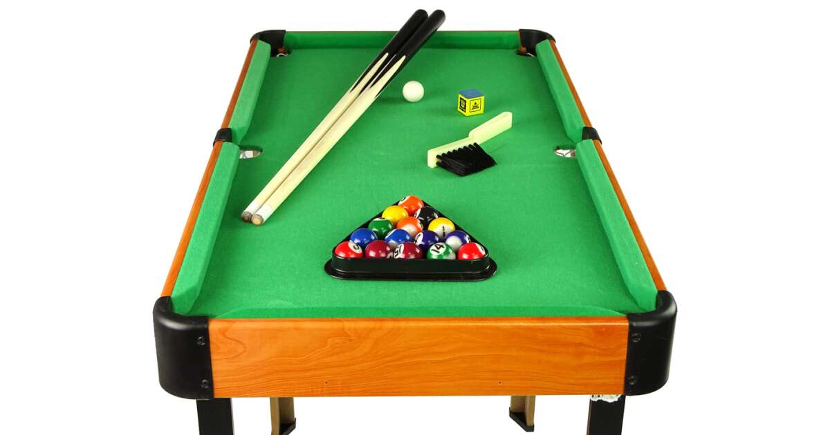 Biliárd asztal Társas játék dákók és golyók 9746 | Pepita.hu