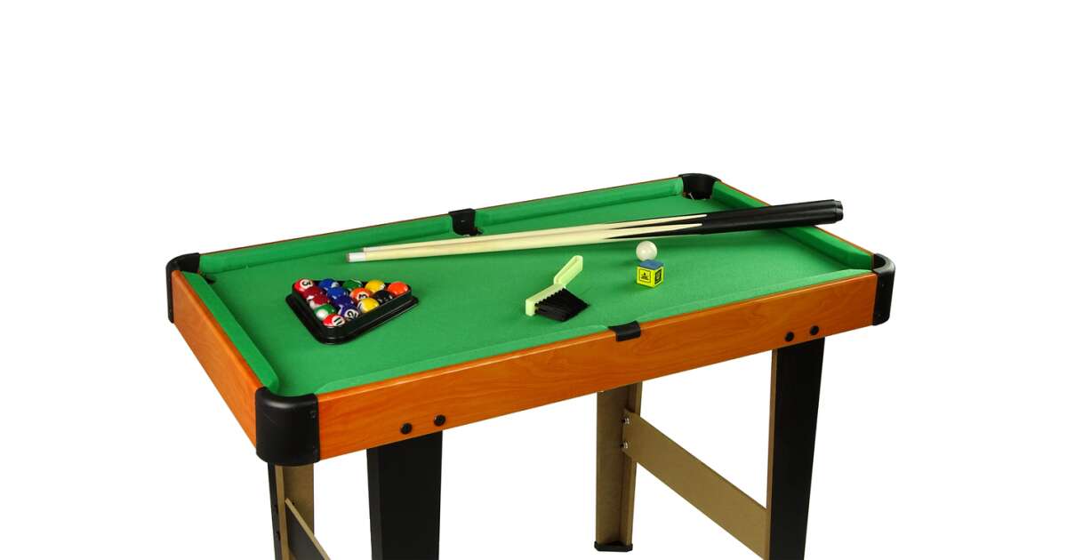 Biliárd asztal Társas játék dákók és golyók 9746 | Pepita.hu