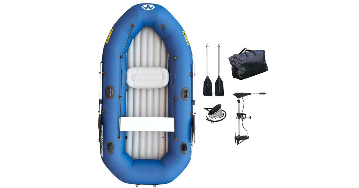 Aqua Marina Classic Multi-person Boat with motor and accessories 300cm ...