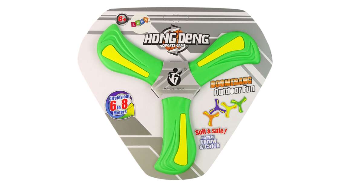 Bumeráng Repülő Korong - Zöld - 23cm | Pepita.hu