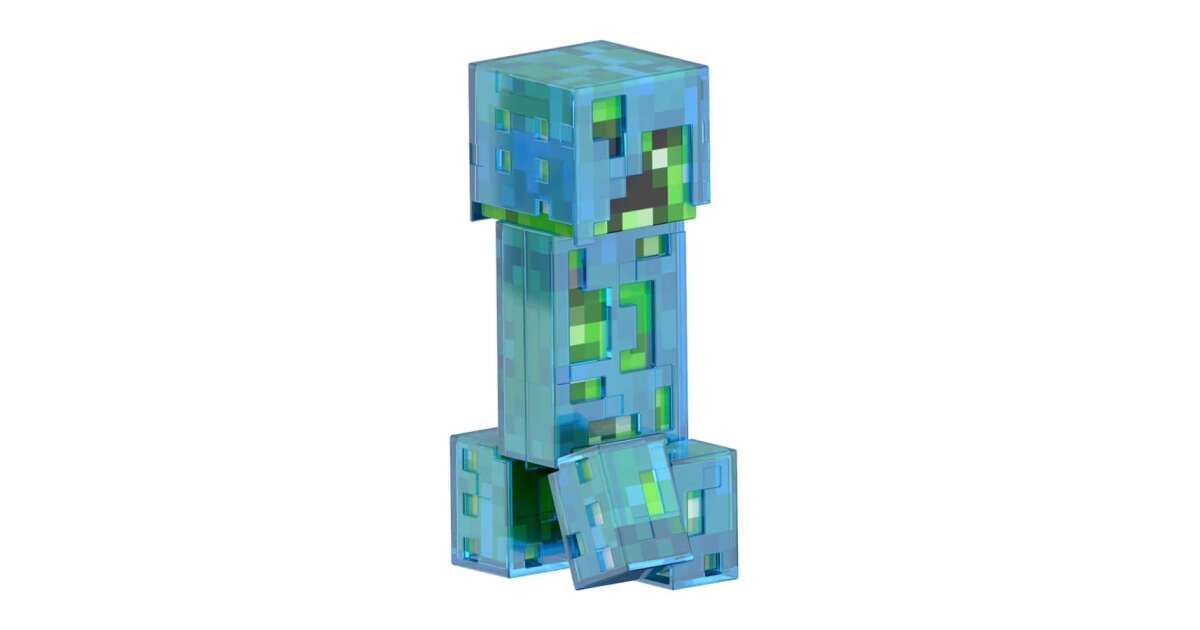 Mattel Minecraft Diamond Level Creeper akciófigura | Pepita.hu