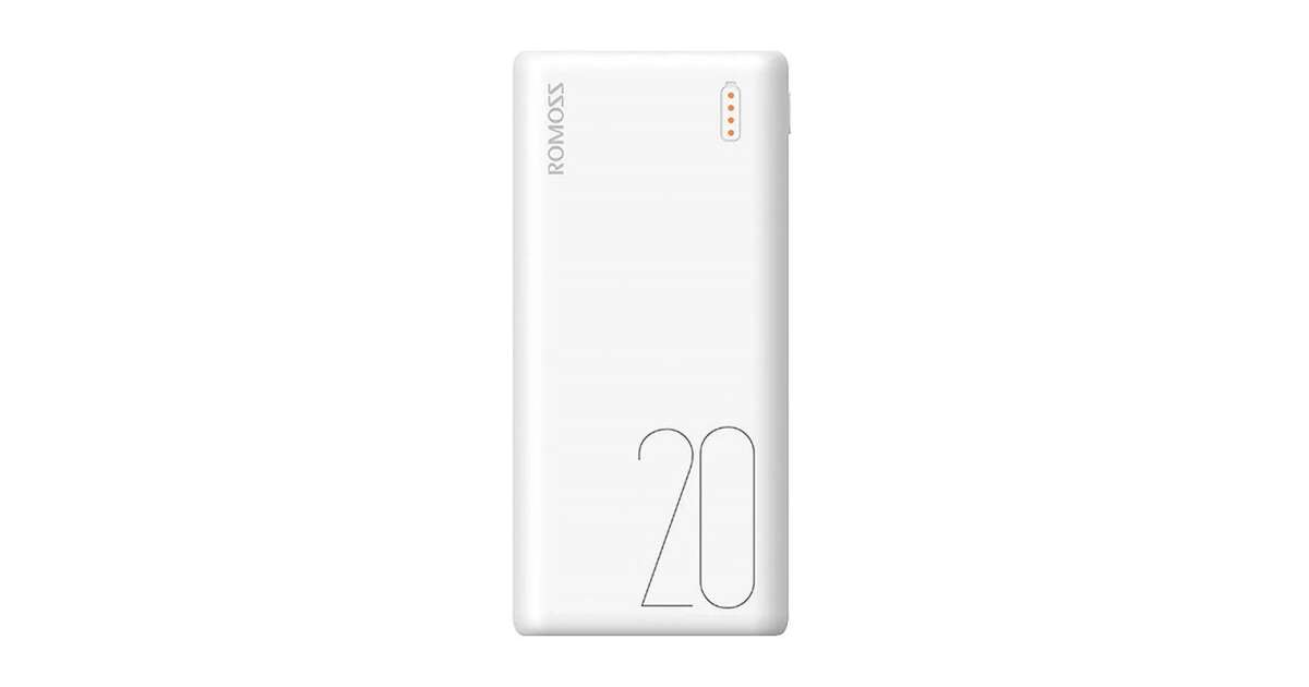 Romoss Simple 20 Power Bank 20000mAh - Fehér | Pepita.hu