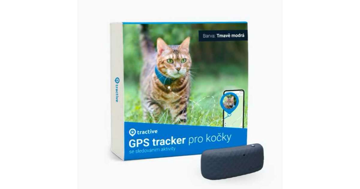 Tractive GPS CAT Mini, sötétkék nyomkövető | Pepita.hu