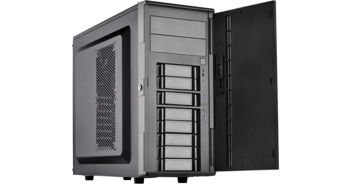 SilverStone SST-CS380 V2 - Kompaktes Computergehäuse - Schwarz | Pepita.com