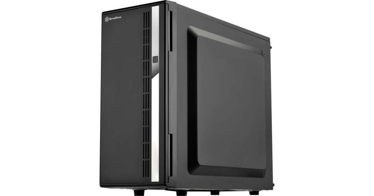 SilverStone SST-CS380 V2 - Kompaktes Computergehäuse - Schwarz | Pepita.com