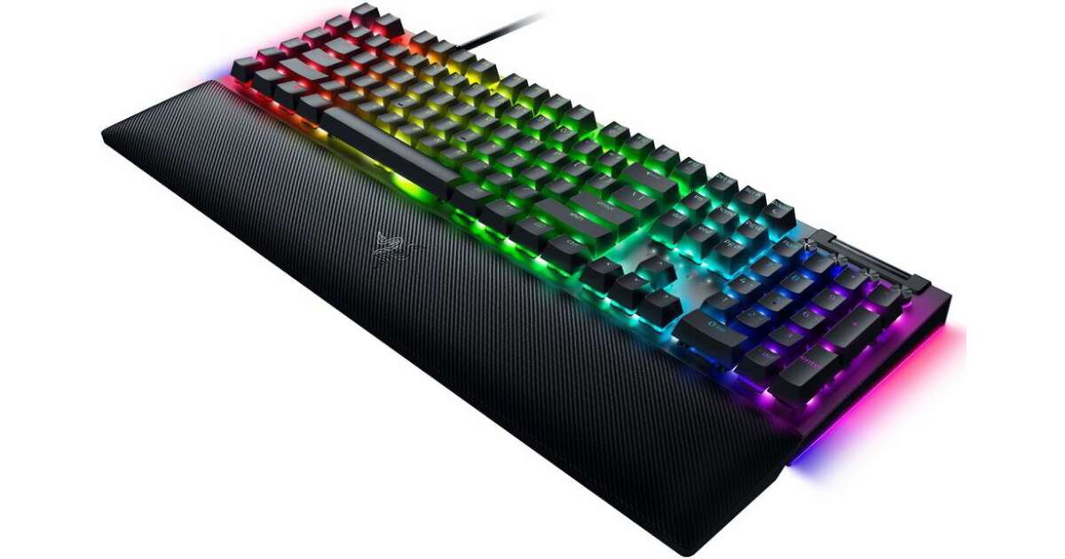 Razer Blackwidow V4 RGB Green Switch Wired Gaming Keyboard - German ...