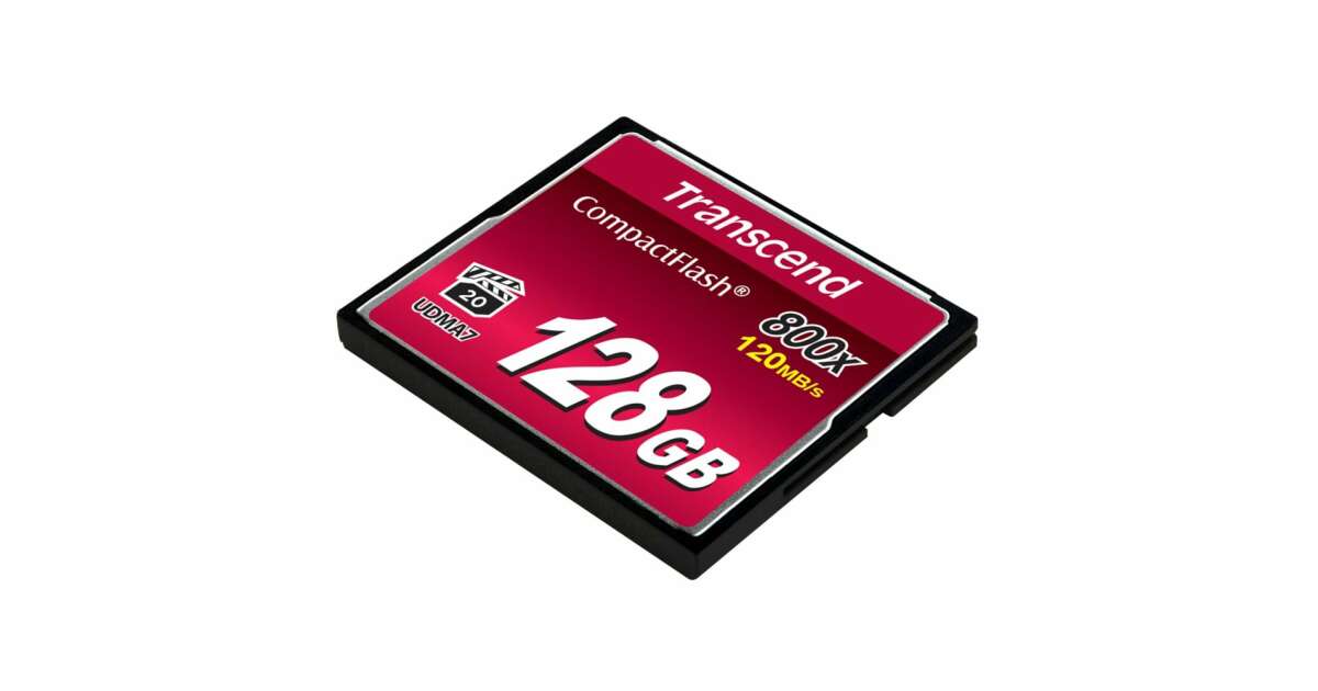 Transcend CompactFlash 128GB - 800x | Pepita.hu