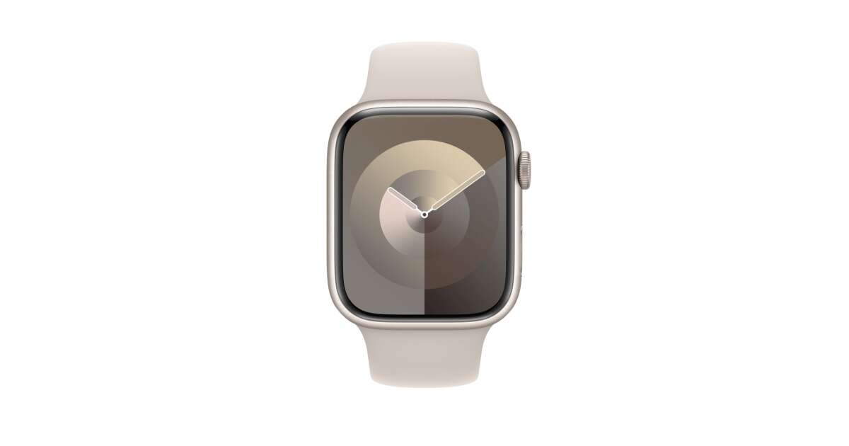 Apple Watch 45mm Band: Starlight Sport Band - S/M | Pepita.hu