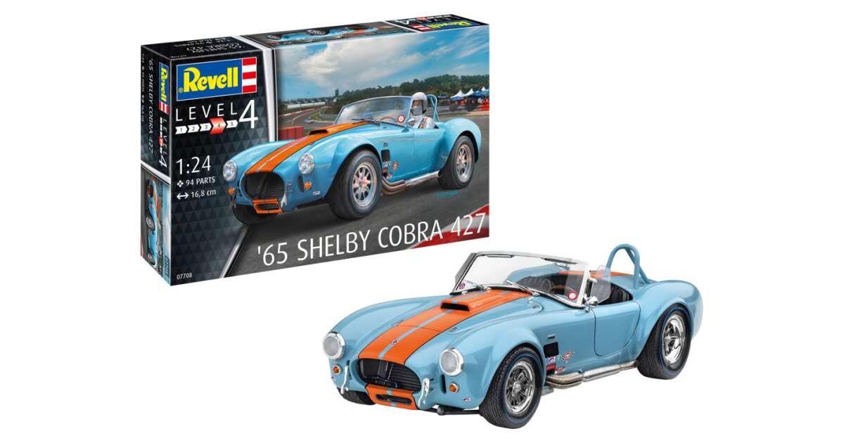 Revell 65 Shelby Cobra 427 1:24 makett autó (07708) | Pepita.hu