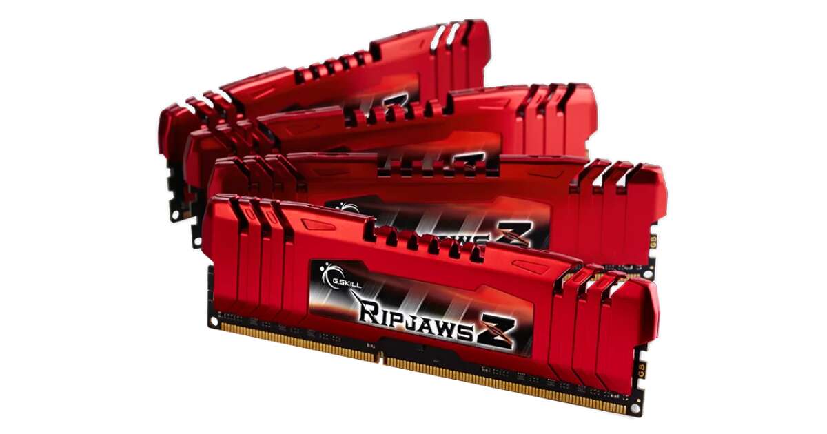 G.Skill 32GB / 1600 RipjawsZ DDR3 RAM KIT (4x8GB) | Pepita.hu