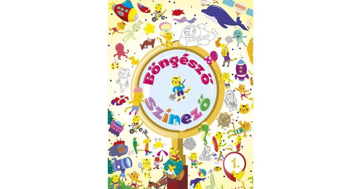 Böngésző színező 1. - Tigris | Pepita.hu