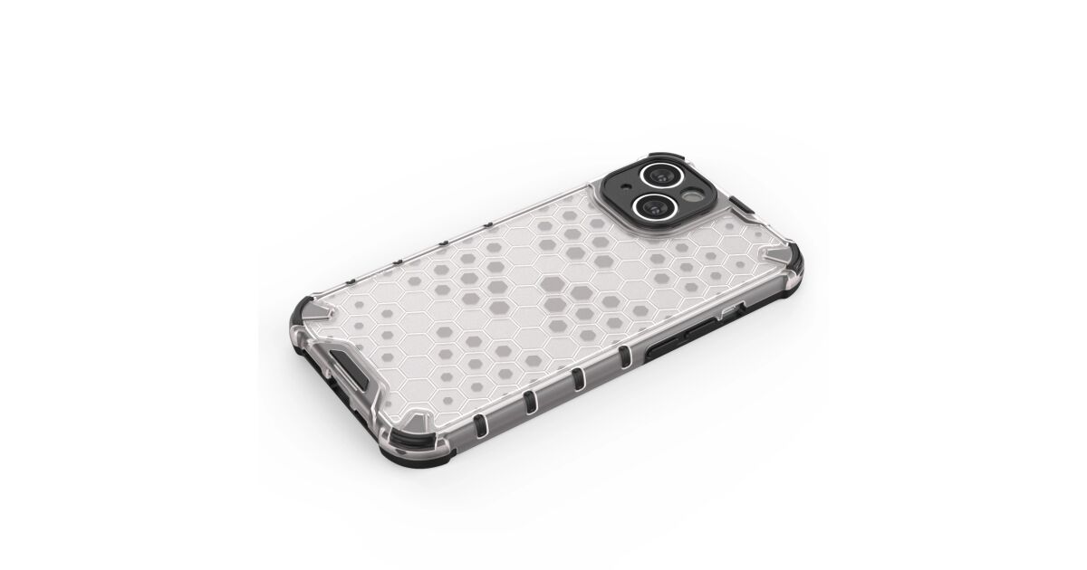 Honeycomb iPhone 14 Páncéltok - Hibrid - Fekete | Pepita.hu