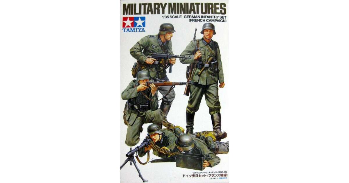 Tamiya German Infantry Set makett figura 1:35 (300035293) | Pepita.hu
