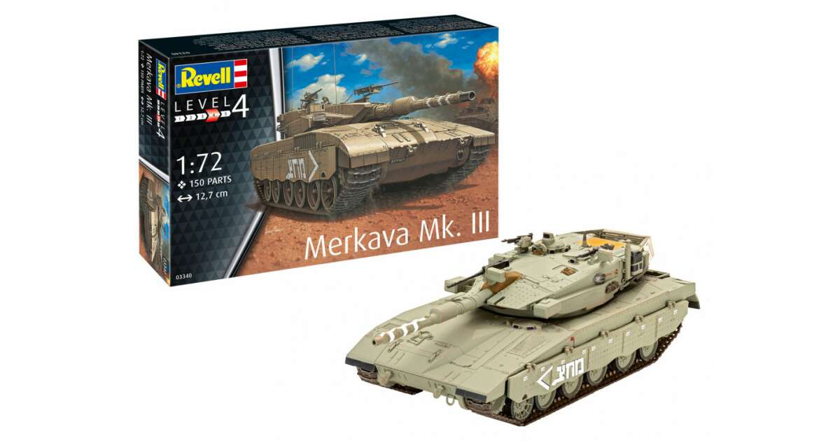 Revell Merkava Mk.III 1:72 makett harcjármű (03340) | Pepita.hu