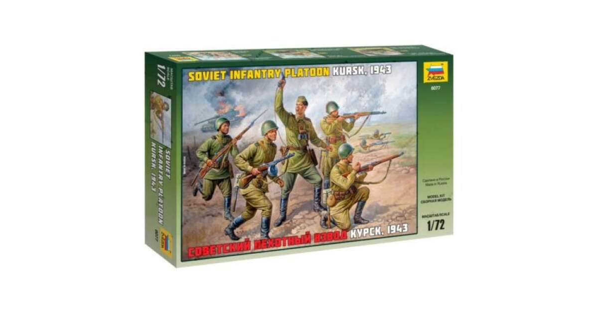 Zvezda Soviet Infantry WWII 1/72 (8077) | Pepita.hu