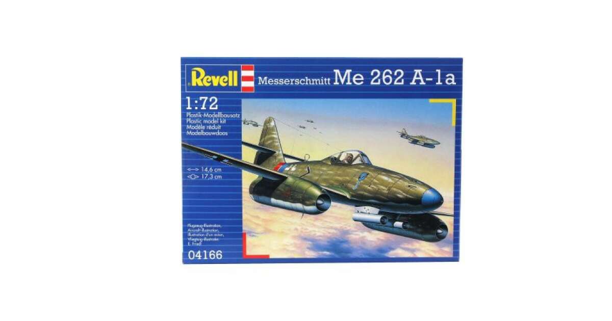 Revell Messerschmitt Me 262 A-1a 1:72 makett repülő (04166) | Pepita.hu