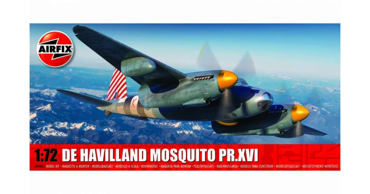 Airfix - De Havilland Mosquito PR.XVI 1:72 makett repülő (A04065 ...