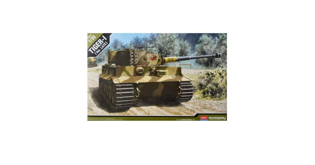 Academy Tiger I Late version tank műanyag modell | Pepita.hu