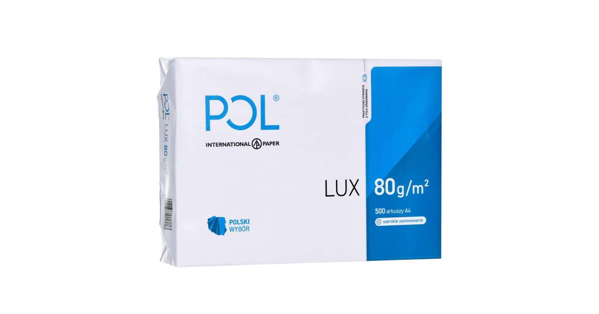 POL Lux A4 Nyomtatópapír - 80g/m² - 500 lap | Pepita.hu
