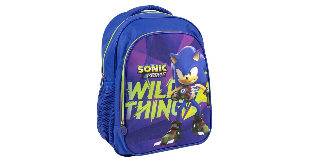 Sonic Prime Wild Thing Iskolatáska - 41 cm | Pepita.hu