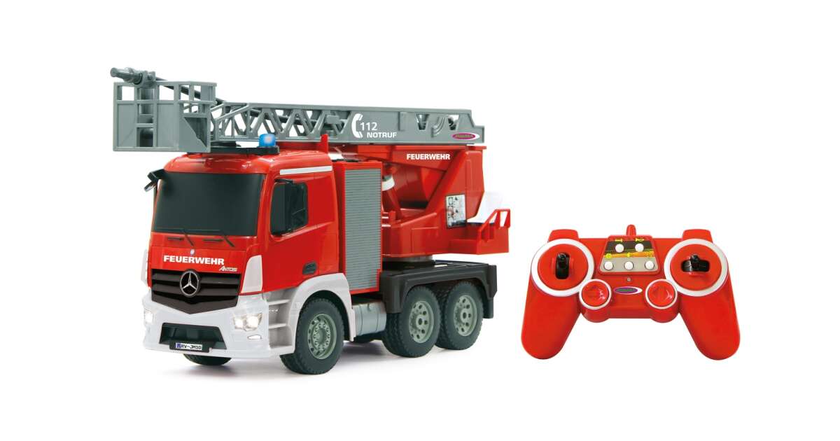 Jamara Mercedes Antos Távirányító tűzoltó autó (1:20) - Piros | Pepita.hu