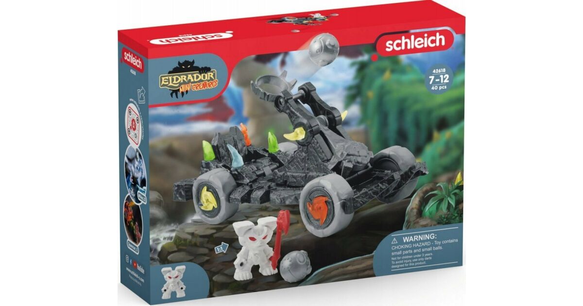 Schleich Eldrador Mini Creatures Katapult Játék - 42618 | Pepita.hu