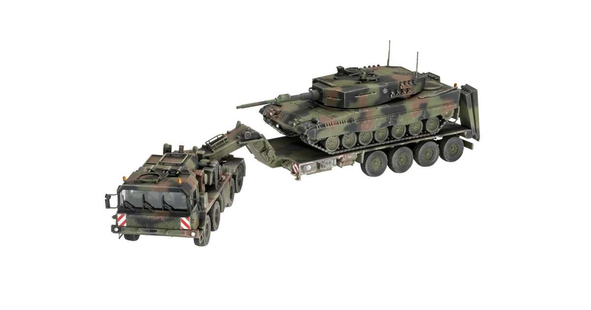 Revell SLT 50-3 Elefant + Leopard 2A4 harckocsi műanyag modell készlet ...
