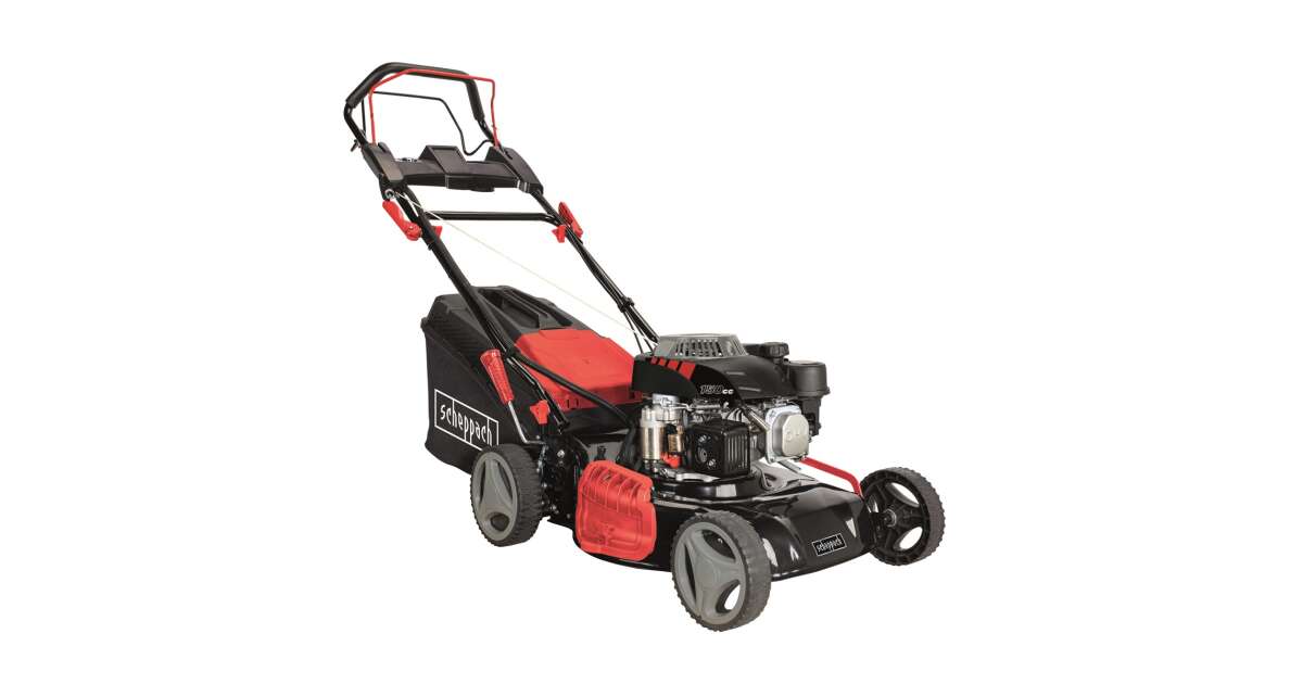Scheppach MS 150-46 E Multifunction self-propelled petrol lawnmower 4 ...