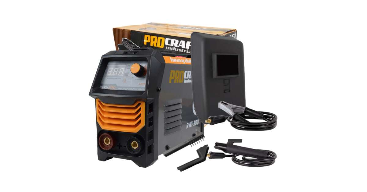 Procraft RWI 300, 300 A, 1,6 - 4 mm professzionális hegesztő inverter | Pepita.hu