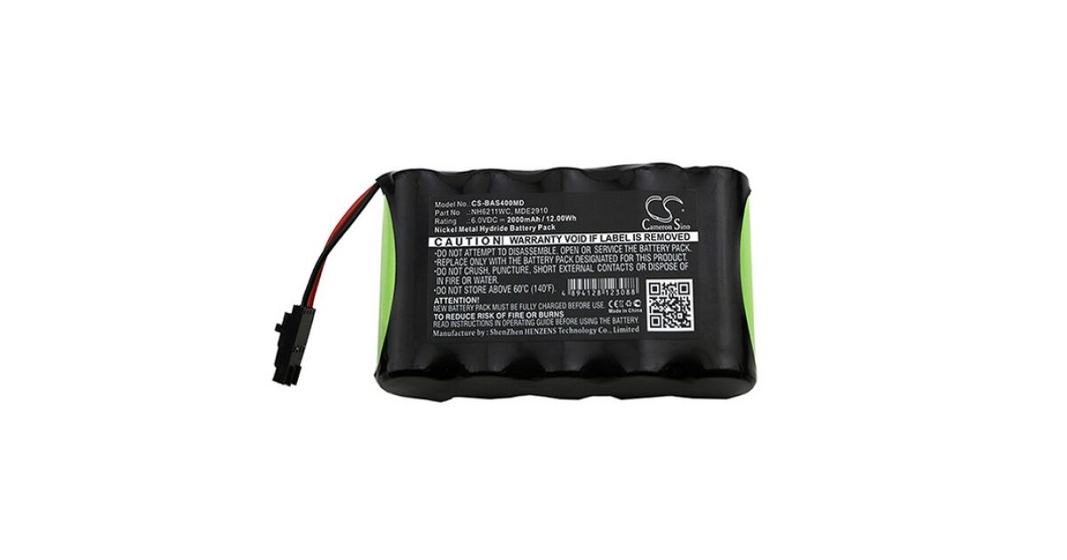 CAMERON SINO NI-MH akku (6,0V / 2000 mAh, Baxter Healthcare MDE2910 ...