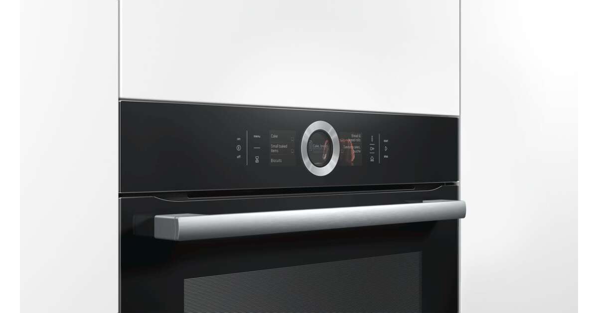Bosch HSG636BB1 Serie8 beépíthető gőzsütő, 71L, 12funkció, TouchControl ...