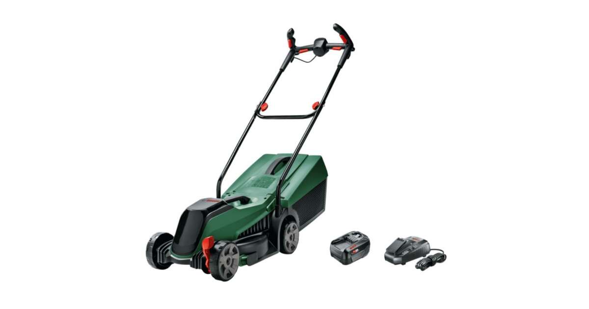 Bosch City Mower 06008B9A07 18V-32 Akkumulátoros Fűnyír, Zöld-Fekete ...