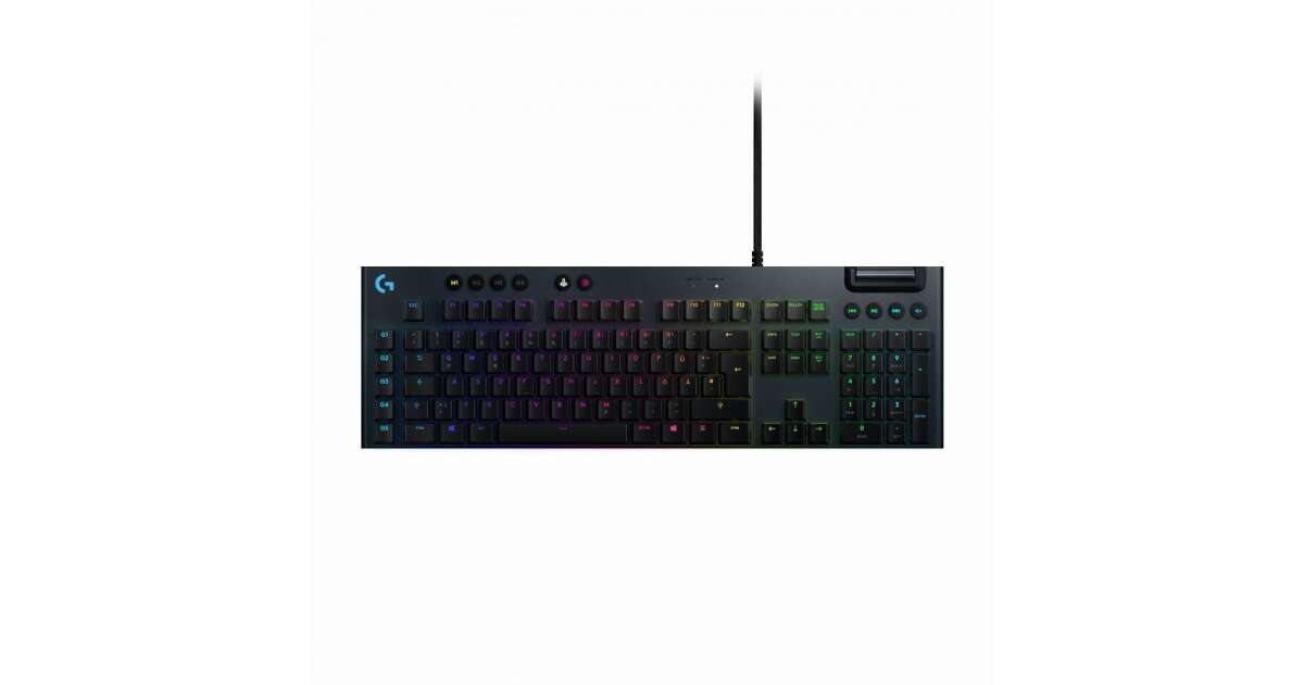 Logitech G815 (Tactile) USB Mechanikus Gaming Billentyűzet - Német ...