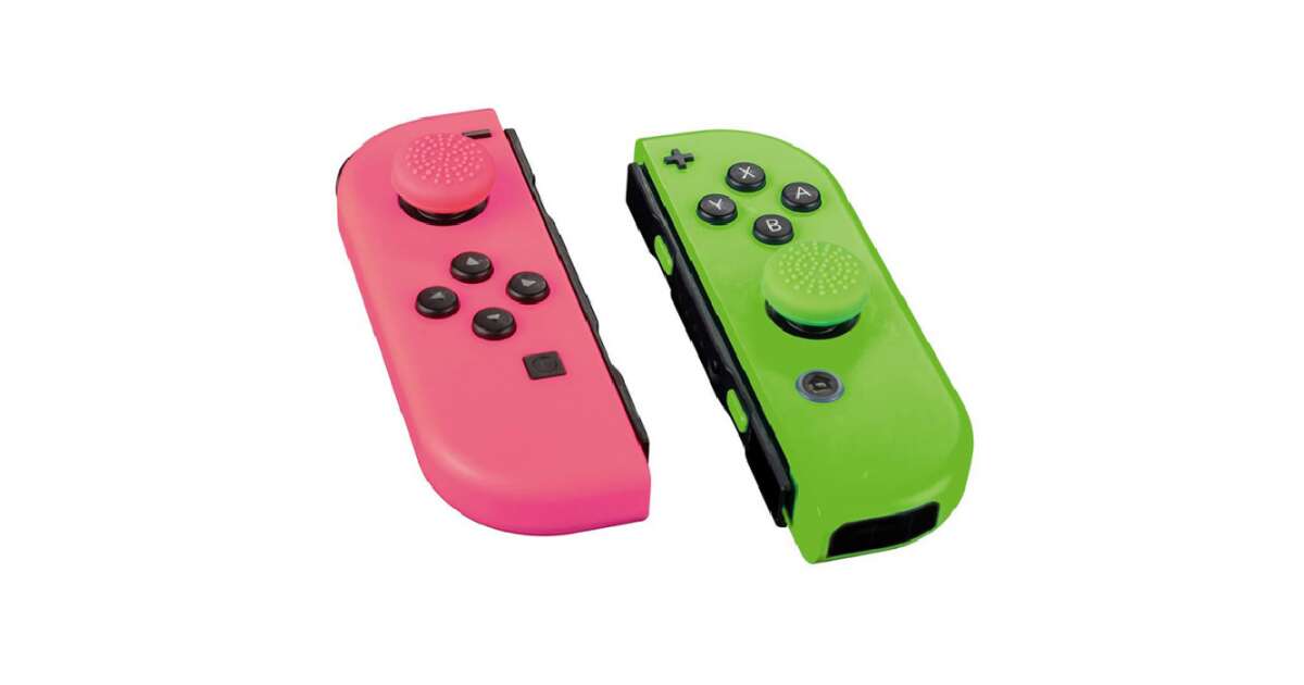 Set 4 thumb grip Venom VS4917 pentru controler Nintendo Switch, Roz ...