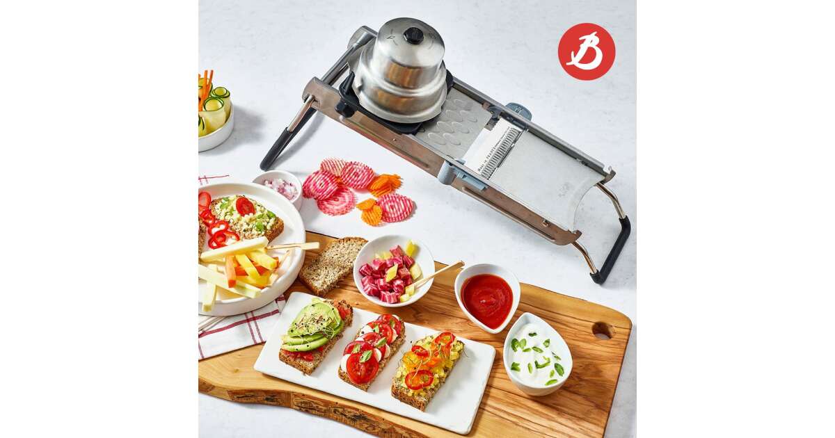 De Buyer Mandoline Revolution Zöldségszeletelő - Inox | Pepita.hu