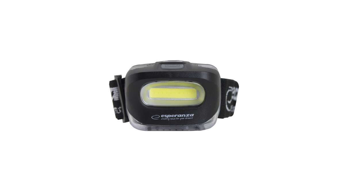 Esperanza Lynx LED headlamp, Black | Pepita.com
