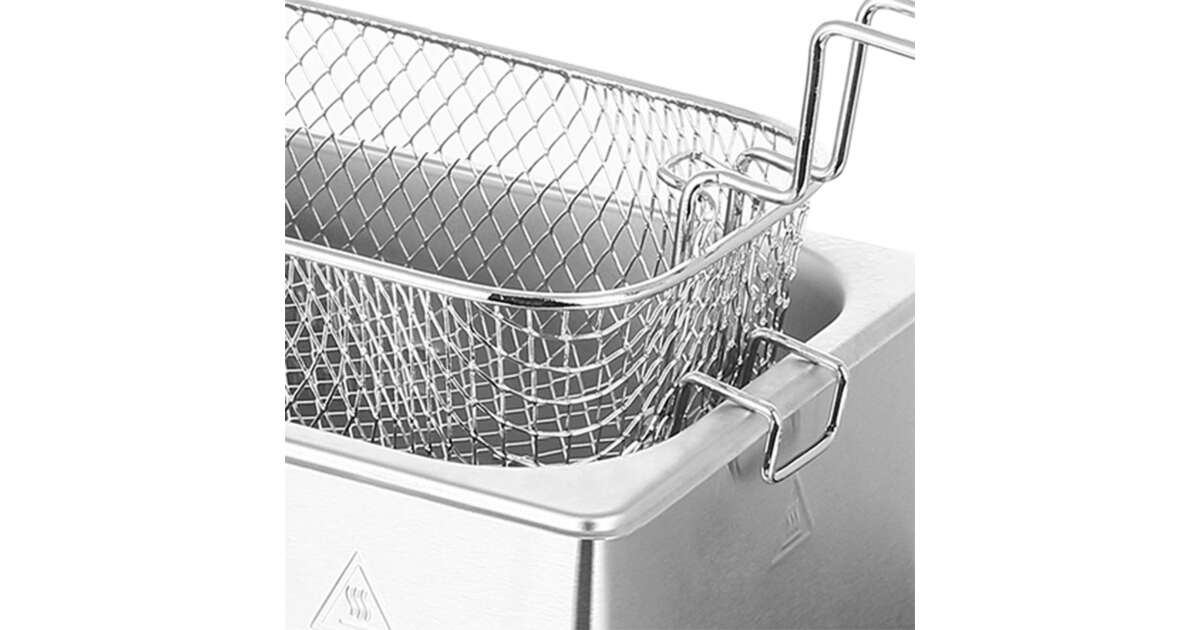 Emerio DF-120482 Olajsütő, 3l, 2000W, rozsdamentes acél | Pepita.hu