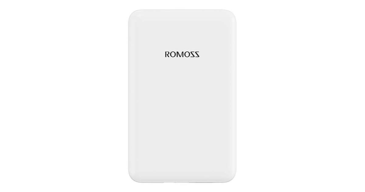 Romoss WS05, 5000mAh, Magsafe powerbank with wireless charging (white ...