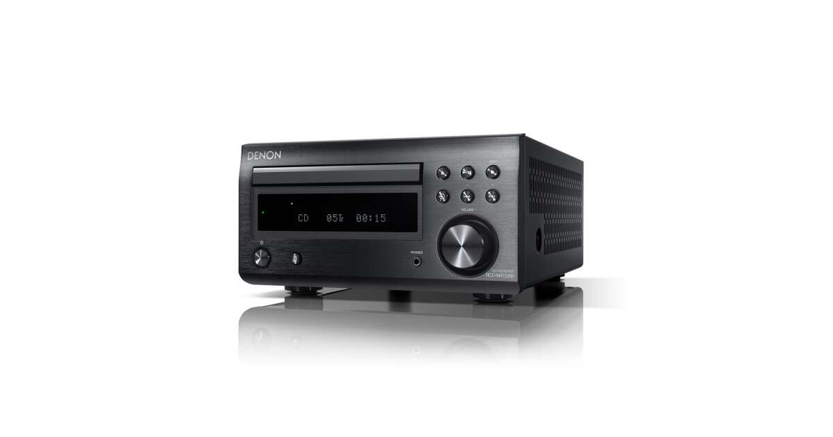 Denon D-M41DAB Micro HiFi rendszer - Fekete | Pepita.hu