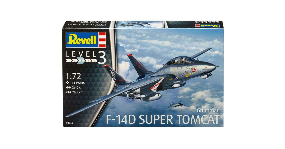 Revell Grumman F-14D Super Tomcat 1:72 (03960) | Pepita.com