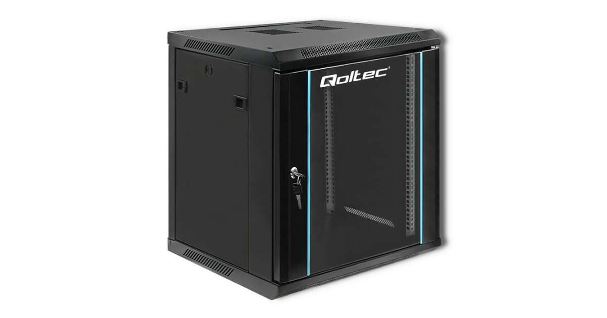 Quoltec Rack Szekrény - 19 12U - 600x635mm | Pepita.hu