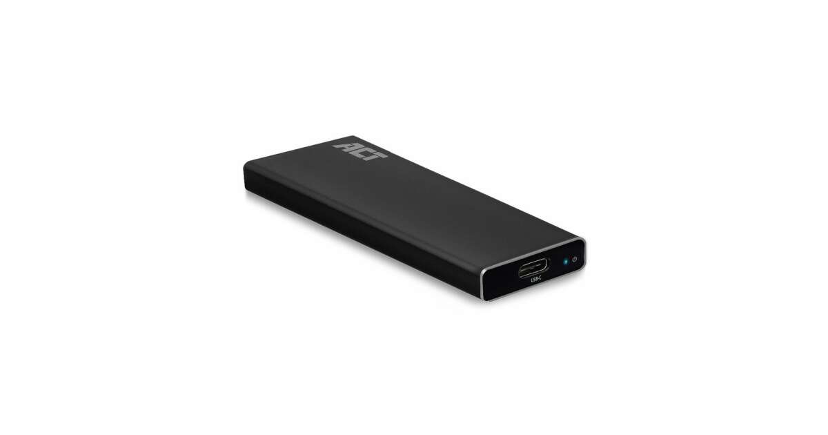 ACT AC1605 USB M.2 NVMe SSD ház - Fekete | Pepita.hu