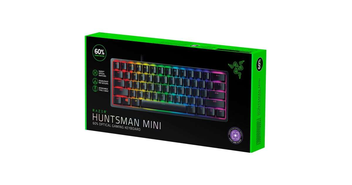 Razer Huntsman Mini - 60% Optikai Gaming Billentyűzet | Pepita.hu