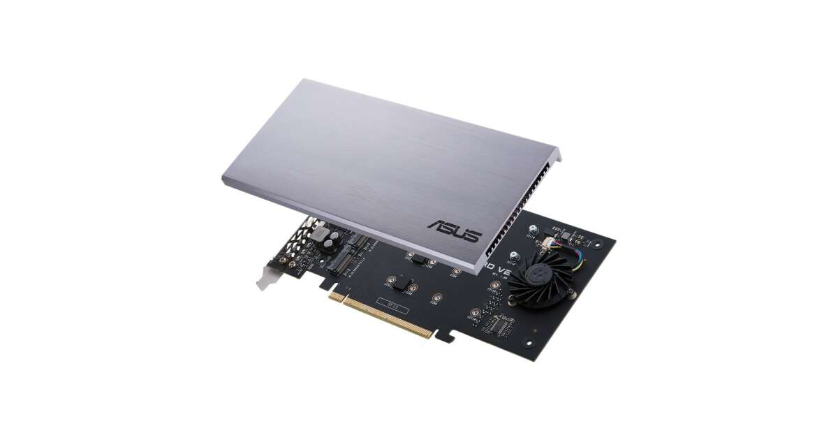 Asus HYPER M.2 X16 V2 4x M.2 PCIe SSD beépítő PCIe kártya | Pepita.hu